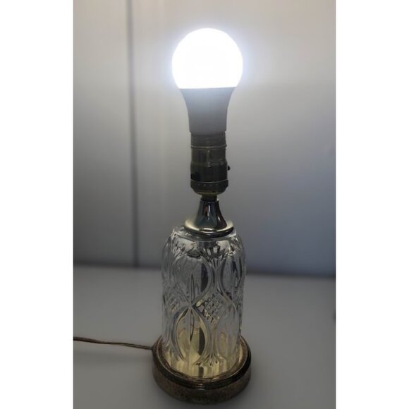 Leviton | Accents | Leviton Crystal Glass Vintage Lamp Usa Mid Century ...